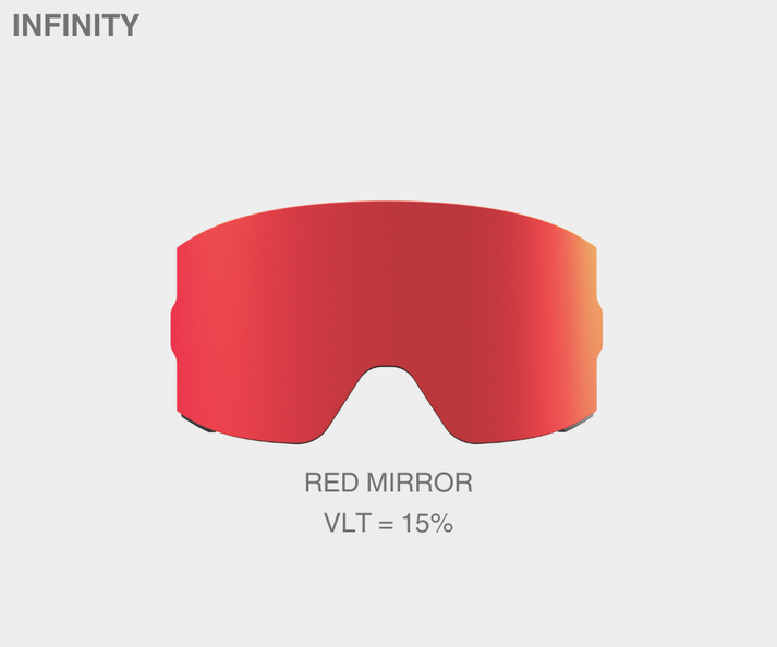 High Definition Infinity Red Mirror Lens – Tempest Optics